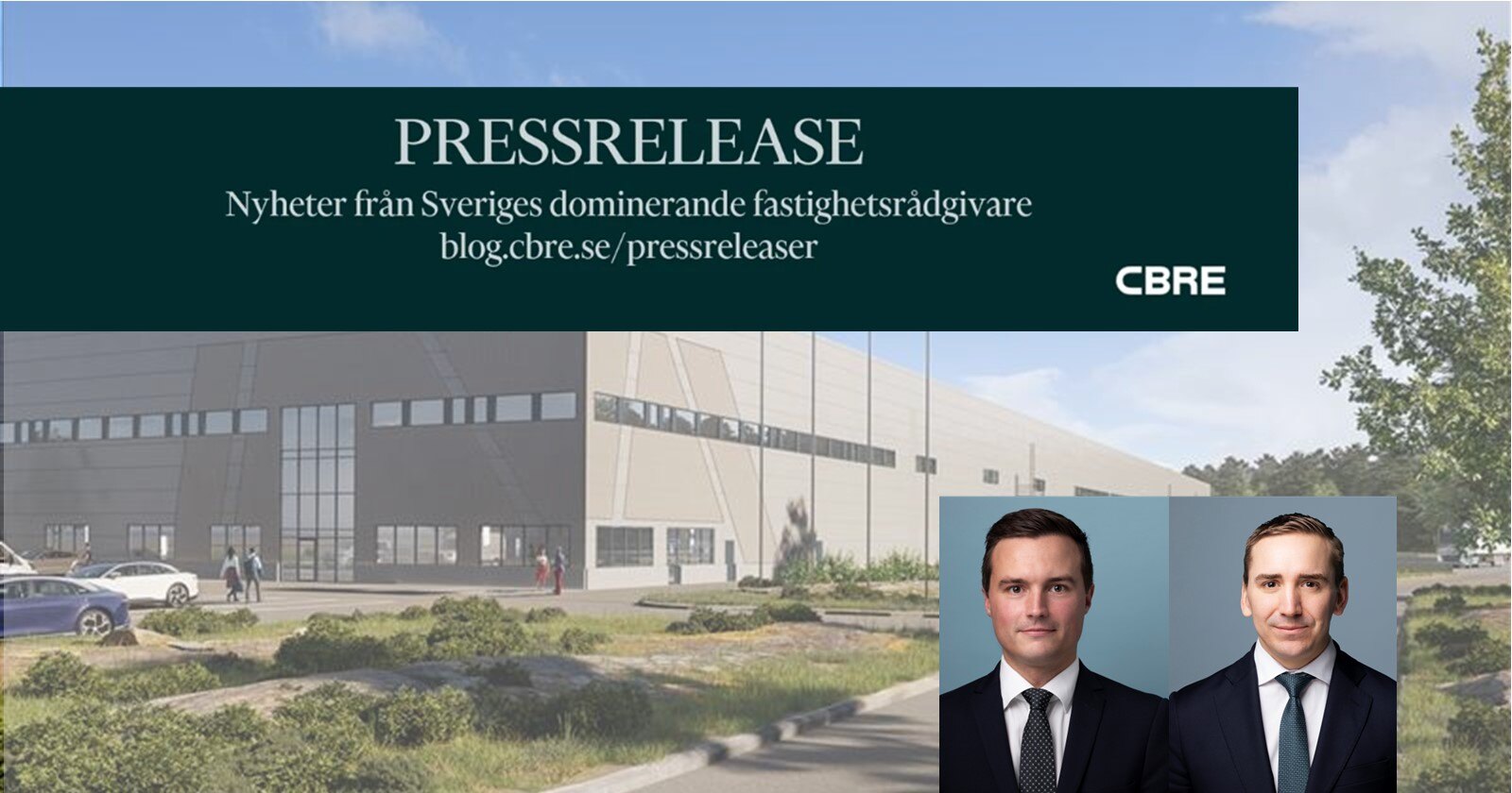 CBRE rådgivare vid stor uthyrning i Klinga Logistikpark